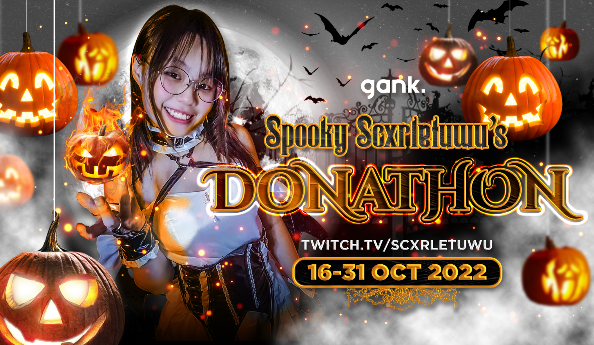 SPOOKY SCXRLETUWU DONATHON! ? - Gank