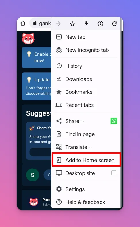How to Add a Website to Home Screen in 7 Easy Steps!