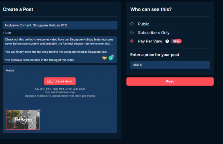 Maximize your content with the new Pay-per-view Feature - Gank