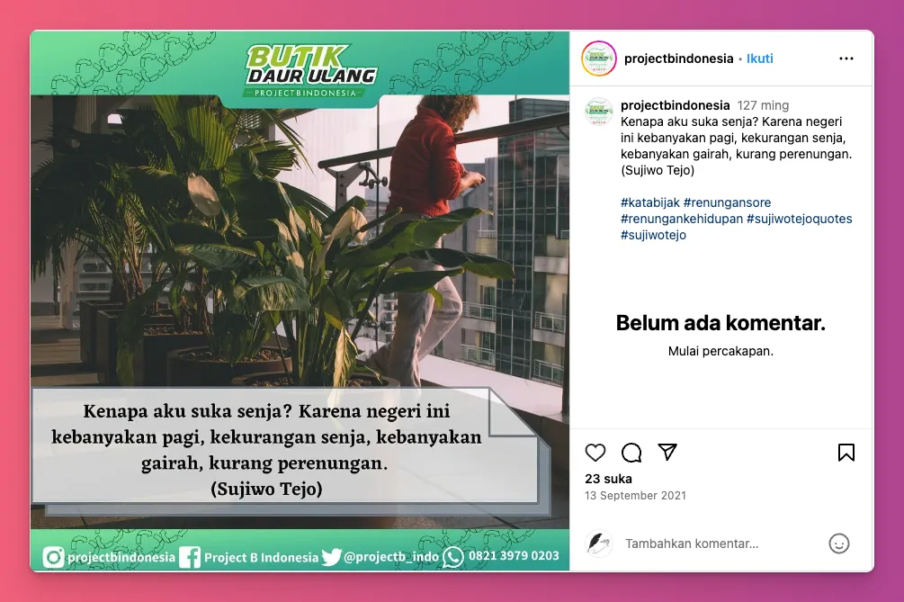 77 Caption Instagram Kata Kata Senja yang Keren dan Kekinian