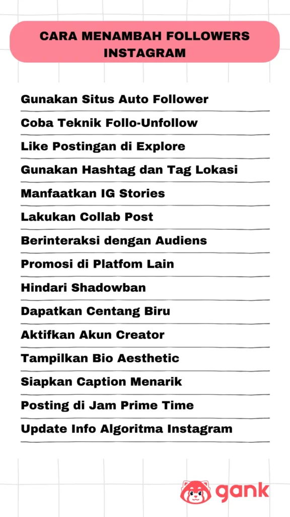 15 Cara Menambah Followers IG Gratis Terbaru 2024 [Mudah]