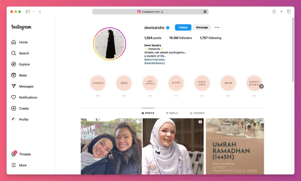 104 Ide Bio IG Aesthetic Keren & Singkat (Update 2024)