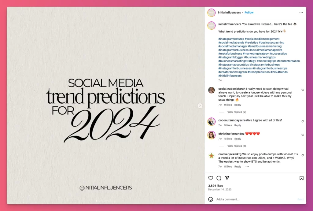 17 Ide Konten Instagram Menarik & Fresh [Gampang Viral]
