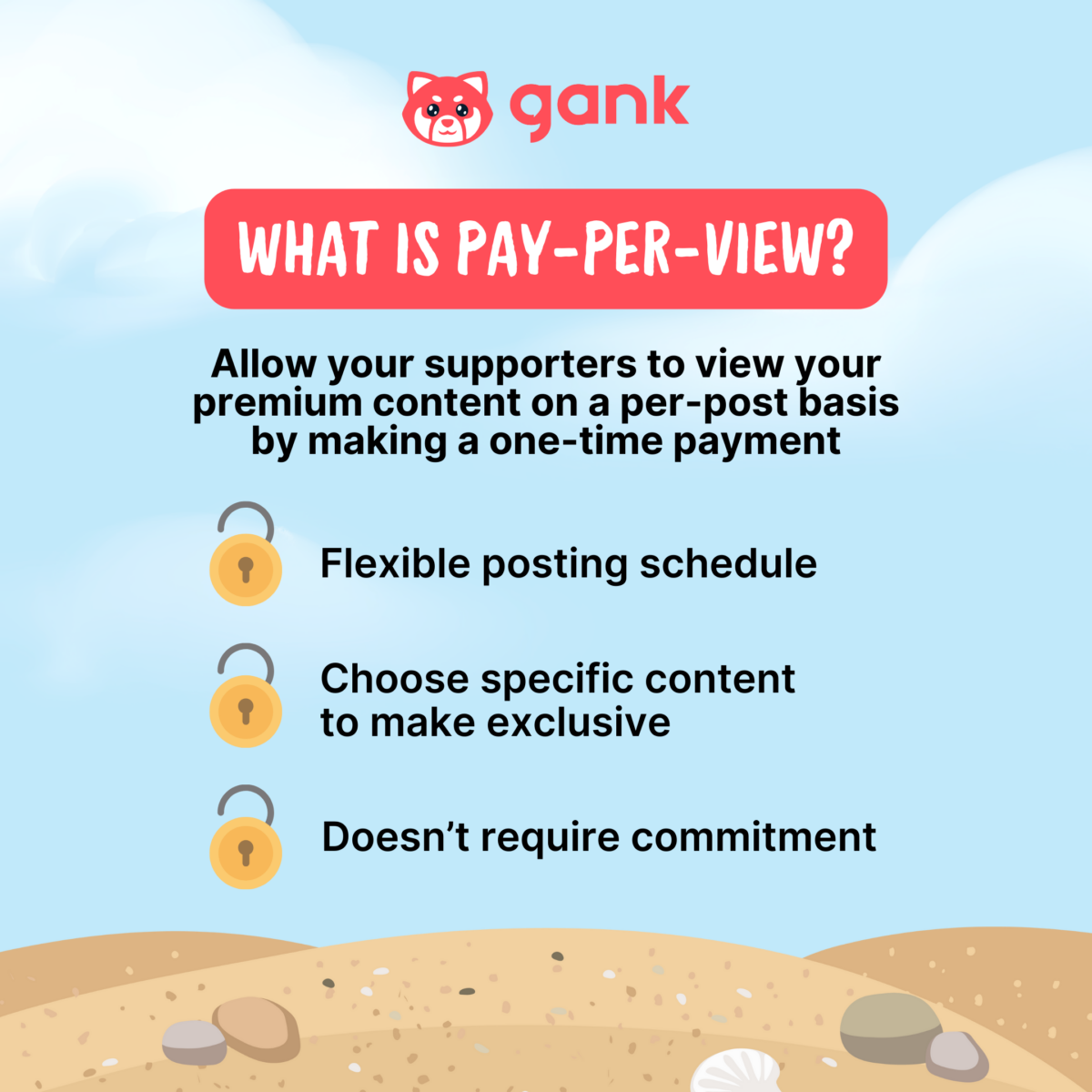 Use our free Pay-Per-View feature and earn more when you join # ...