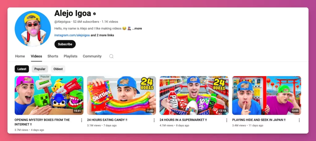 Famous YouTubers: Who's the Most Popular YouTuber in 2024?