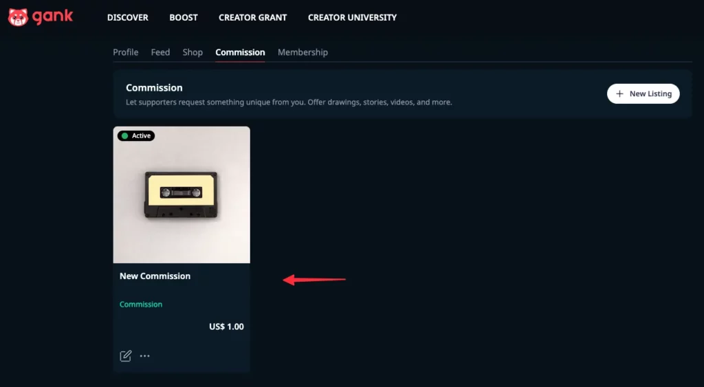 #GankUpdate New Commissions Feature - Gank