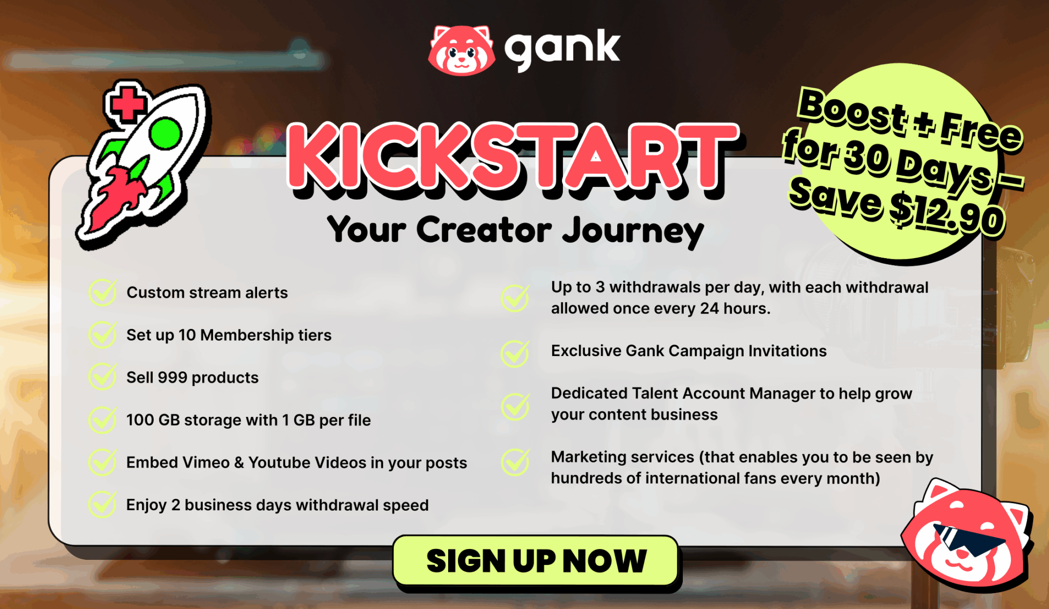 Unlock Everything with Gank’s Boost Free Trial - Gank